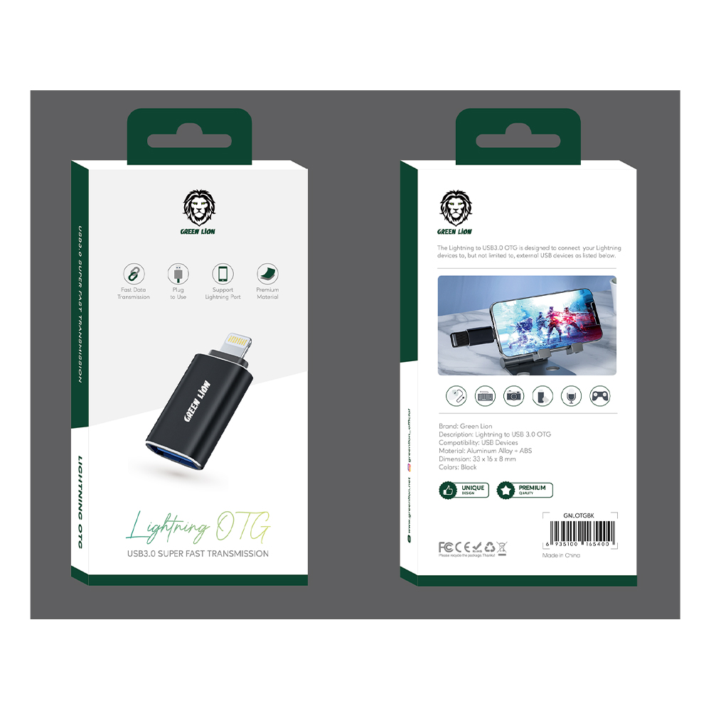 Green Lion Lightning to USB 3.0 OTG Price in Sri Lanka - XMobile