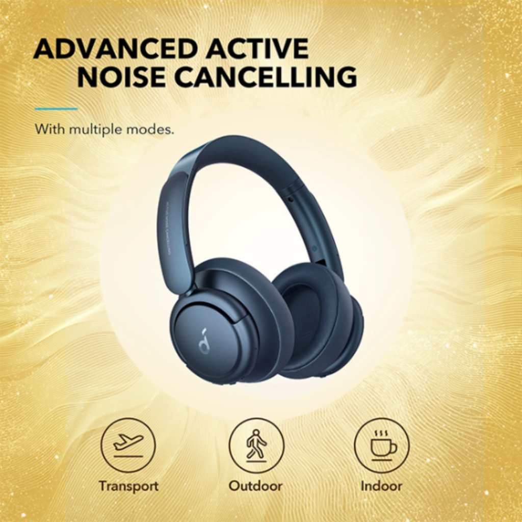 Anker Soundcore Life Q35 Hybrid Active Noise Cancelling Over-Ear ...